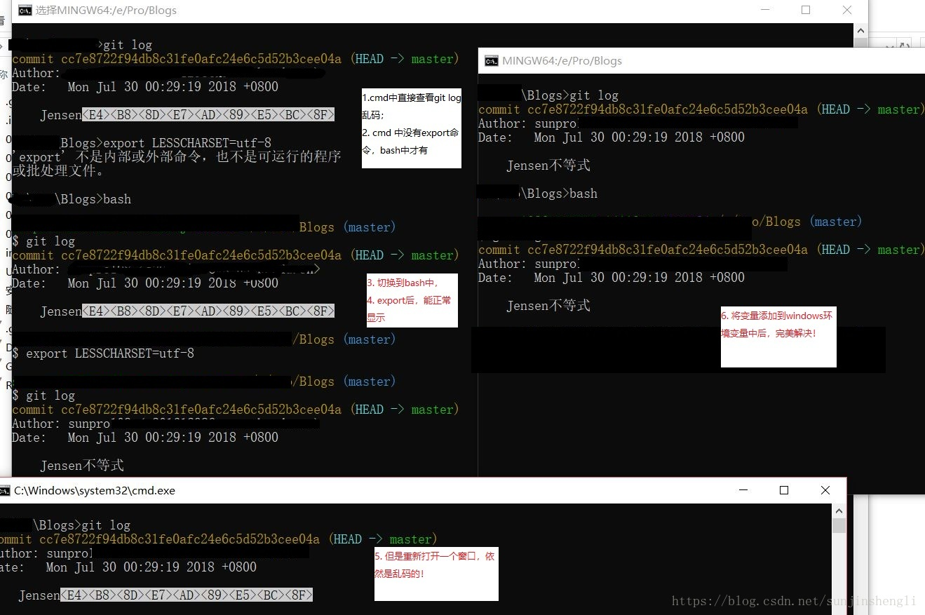 Cmd中 Git Log中文乱码解决方法cmd 输出git Log 是中文 Csdn博客 