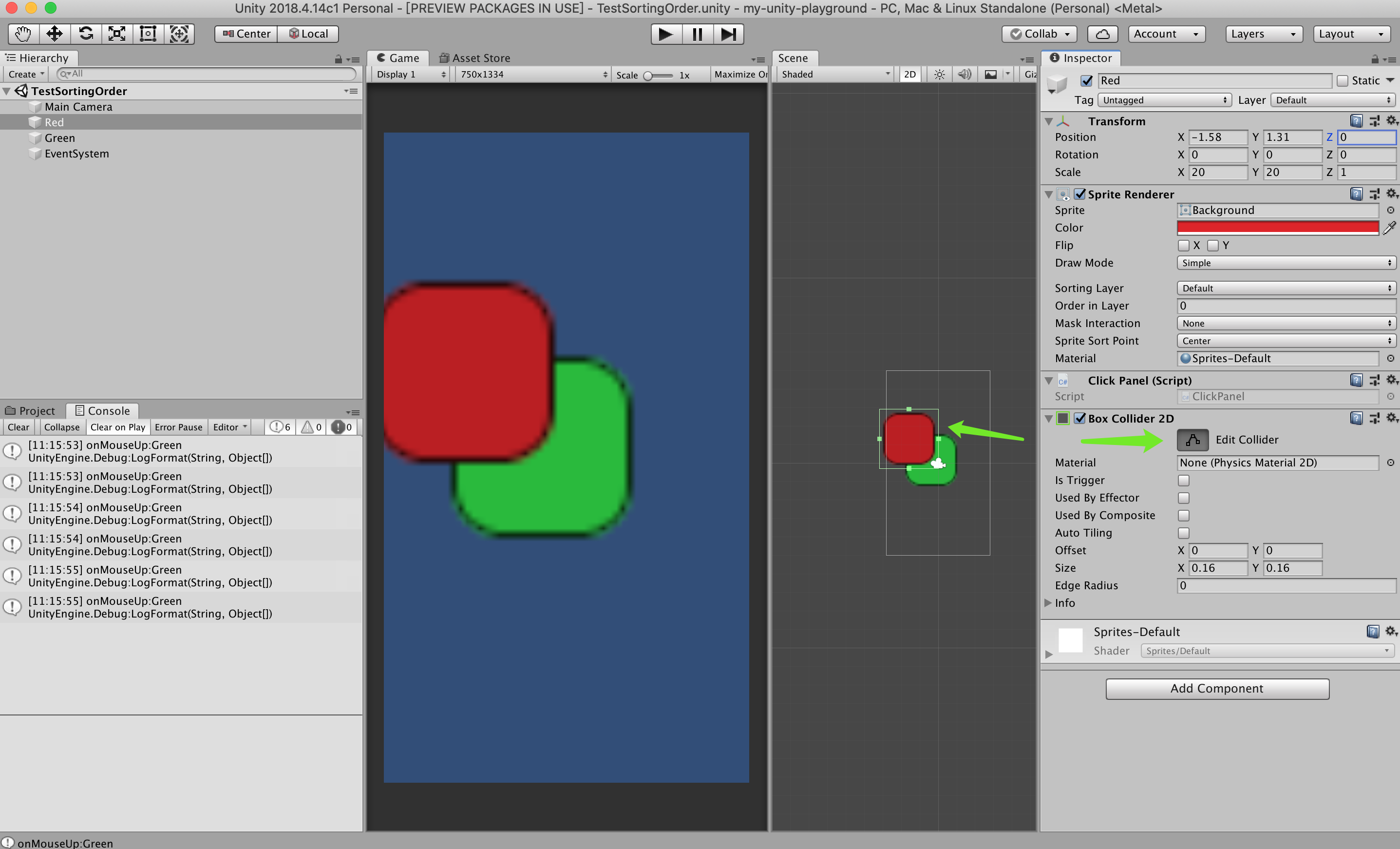 Unity 中soringlayer 和 Layer 的区别、相机、渲染顺序和射线检测unity Layers 数字越小越前面 Csdn博客 3923