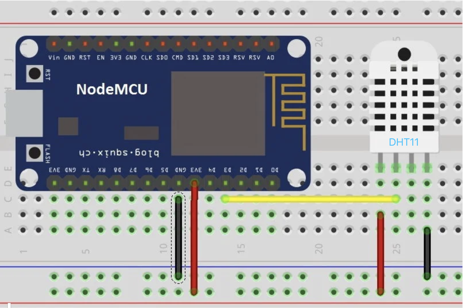 使用 Nodemcu 和 Dht11 传感器通过 Mqtt 上传温湿度数据nodemcu Dht11 Csdn博客 