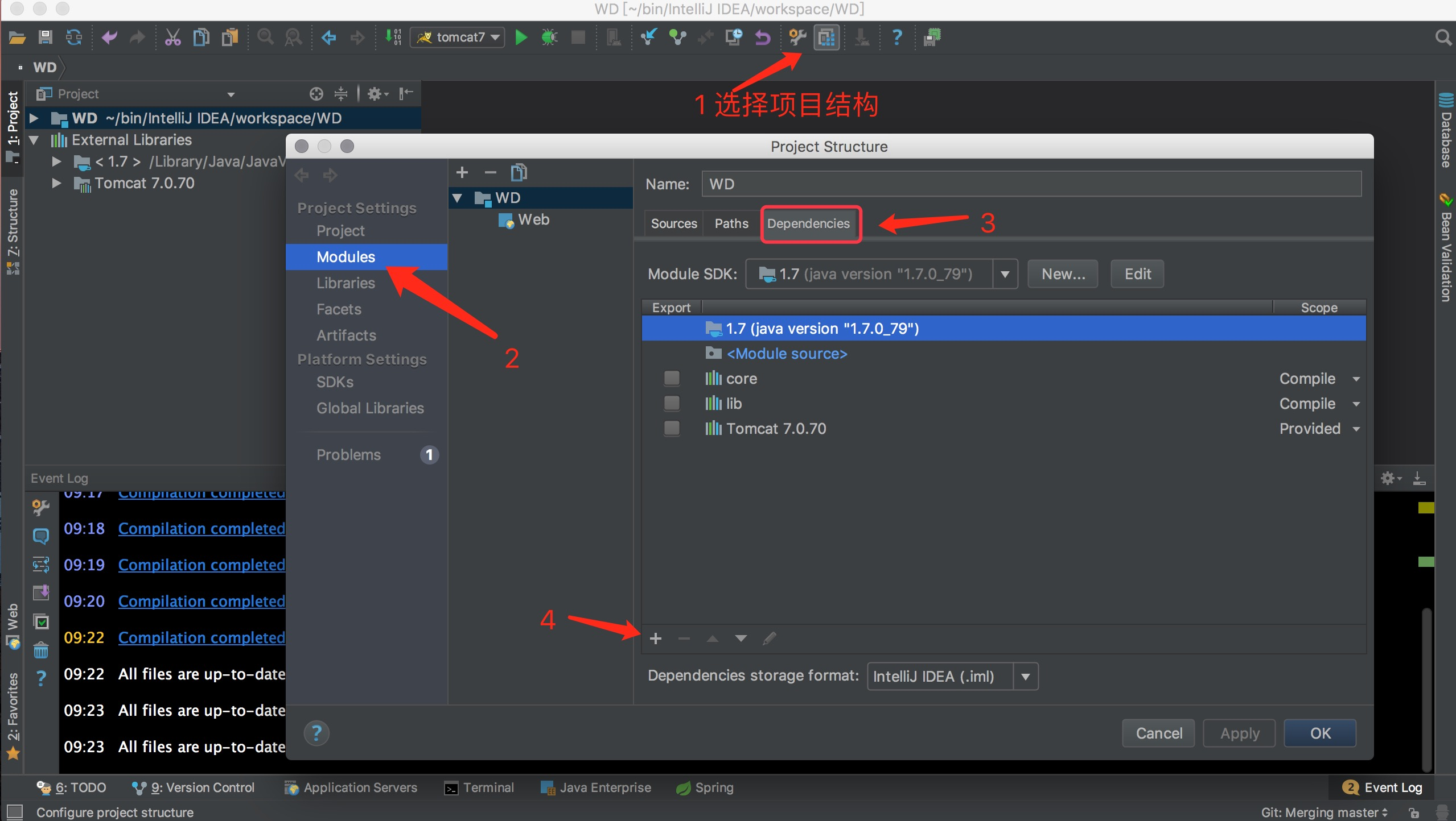 idea配置tomcat，Loader delegate、Libraries、以及Dependencies_idea 项目从tomcat的lib下找resources-CSDN博客