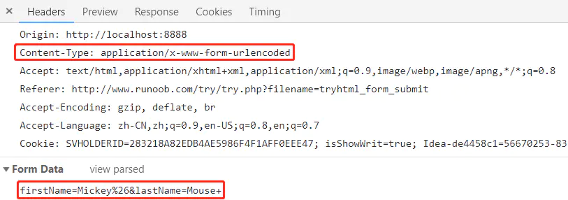 Post请求的3种编码格式：application/x-www-form-urlencoded和multipart/form-data和application/json_post ...