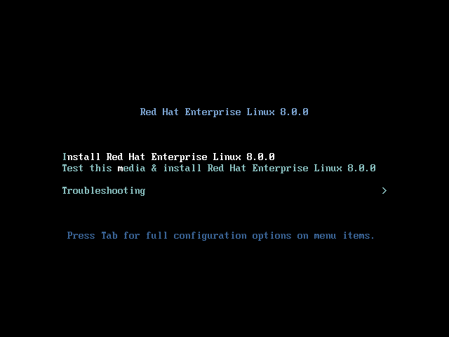 教你安装红帽(redhat) rhel8正式版操作系统_redhat注册序列号-CSDN博客