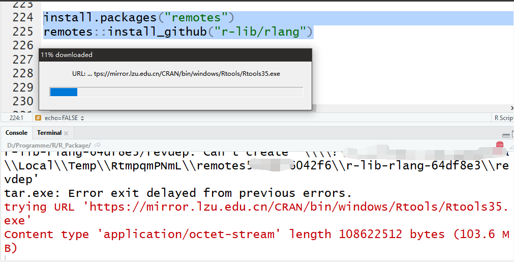 如何下载最新的rlang，例如0.4.6？-CSDN博客