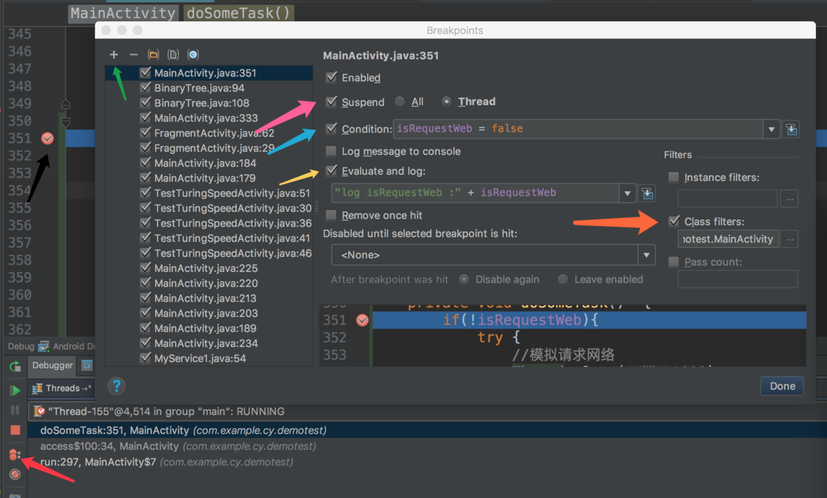 AndroidStudio高级Debug调试技巧_android studio evaluate-CSDN博客