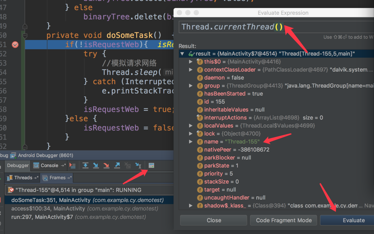 AndroidStudio高级Debug调试技巧_android studio evaluate-CSDN博客