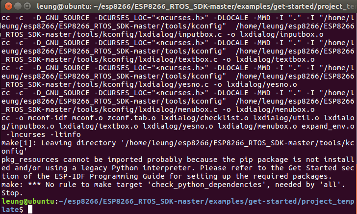 ESP8266学习笔记（17）——搭建环境、编译烧写（RTOS SDK）Linux篇_esp8266能烧录linux吗-CSDN博客