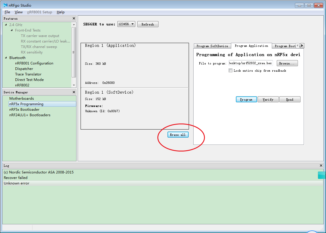 NRF52832学习笔记（1）——搭建环境、编译烧写_nrf52832开发环境搭建-CSDN博客