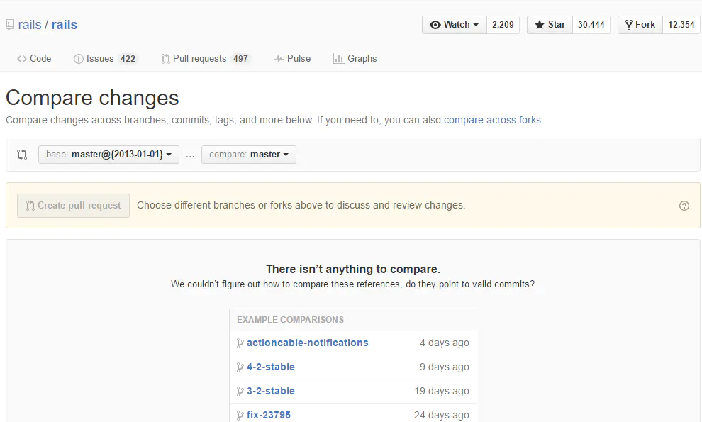 小技巧！在GitHub中查看分支差别_github分支对比-CSDN博客