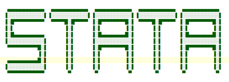 Stata logo：一些漂亮的字符画_arlionn的博客-CSDN博客_好看的字符画