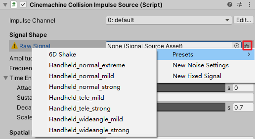 Cinemachine教程 | Unity中如何快速制作镜头晃动？_cinemachineimpulsedefinition-CSDN博客