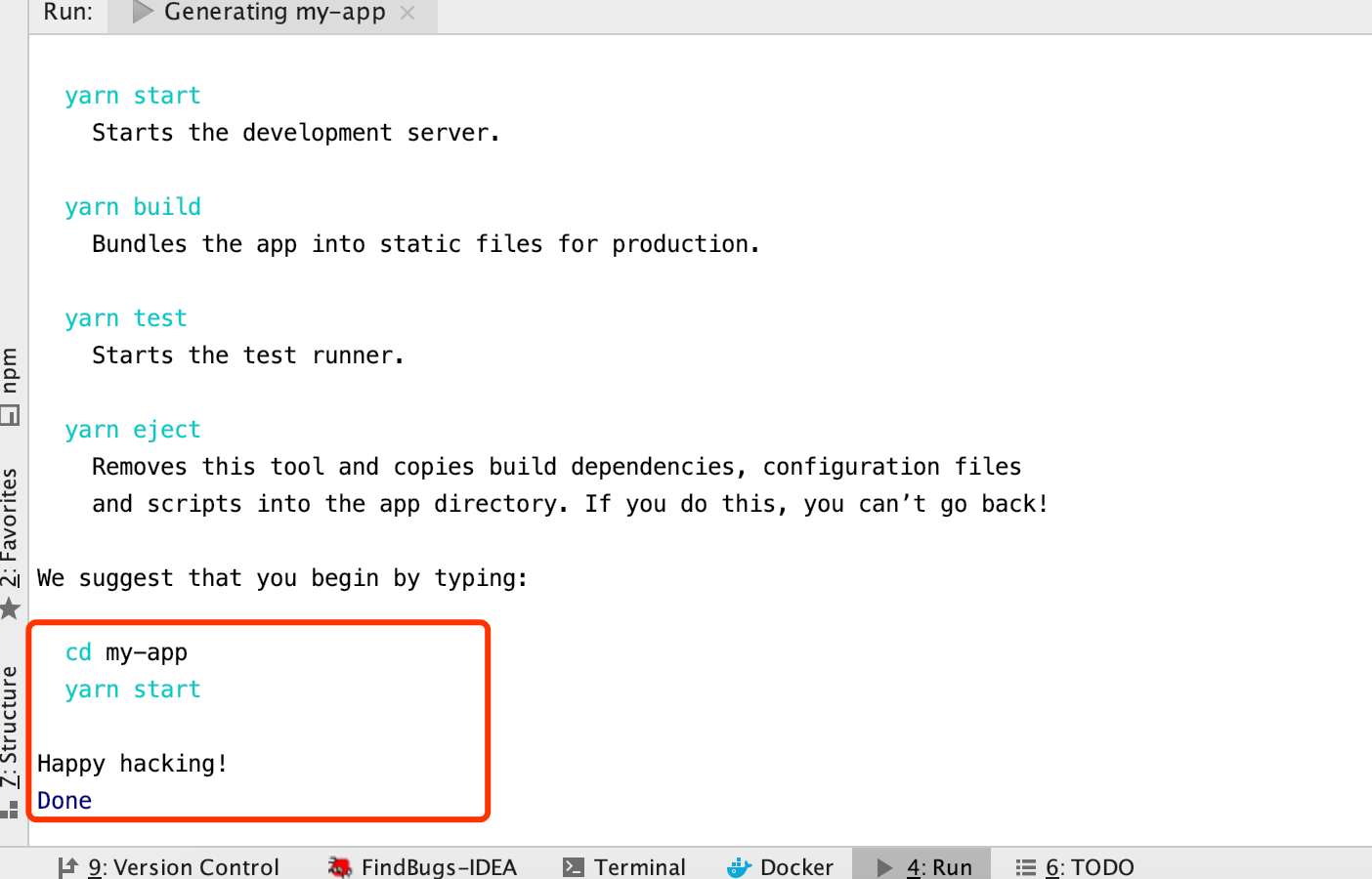 第二节：使用idea创建react App 并启动idea 启动react Csdn博客 