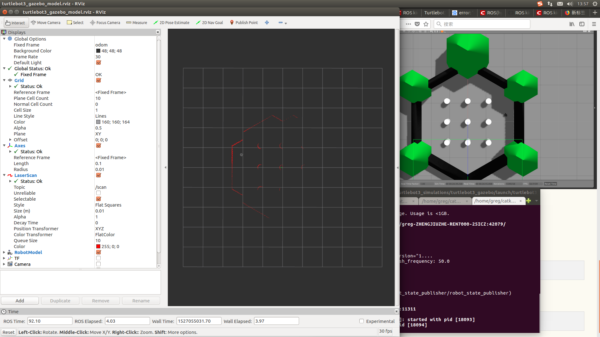 Ubuntu16.04+Ros Kinetic+TurtleBot3仿真搭建教程_ros kinetic turtlebot3 reinforcement learning-CSDN博客