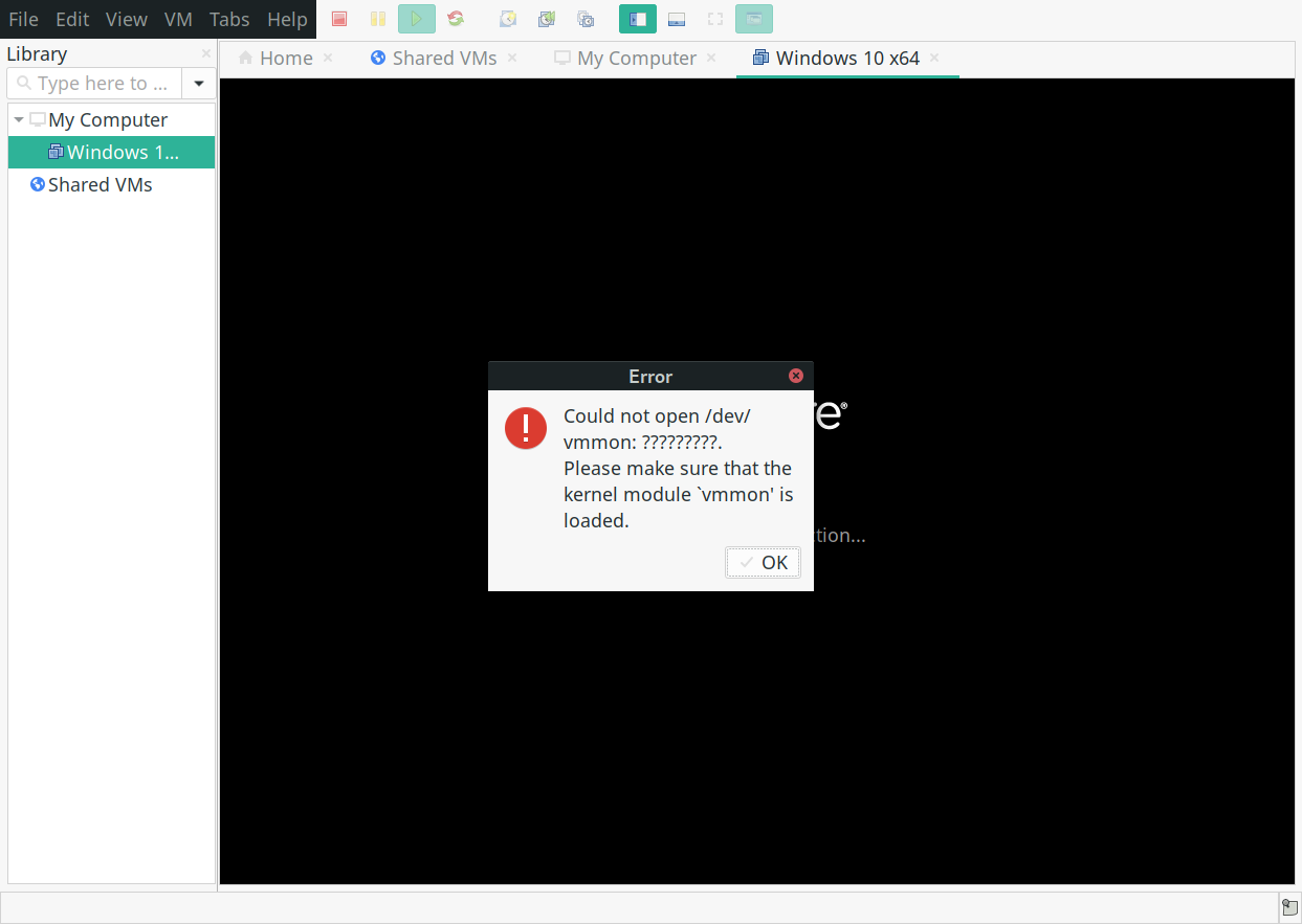 vmware出现Could not open...Please make sure that the kernel modul的问题_please make sure that the ...