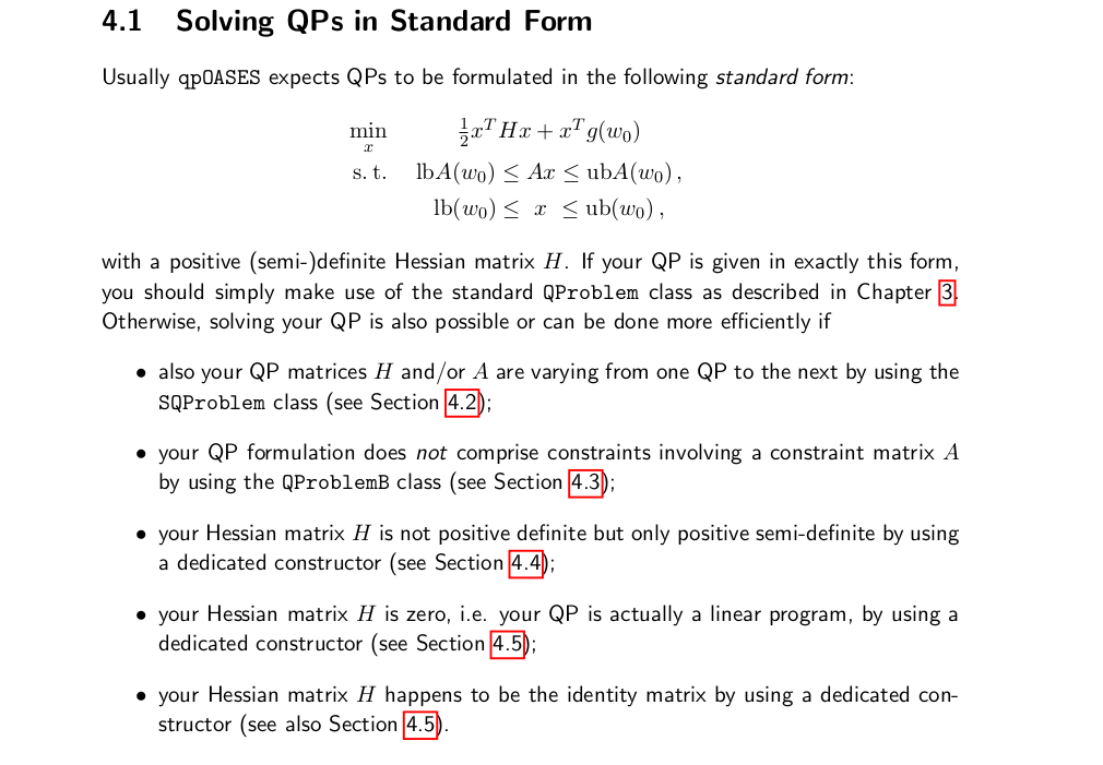 二次规划及qpoases简要介绍-CSDN博客