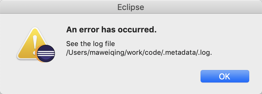 Eclipse启动报错：re Dijectionexception Java Lang Noclassdeffounderror Javax