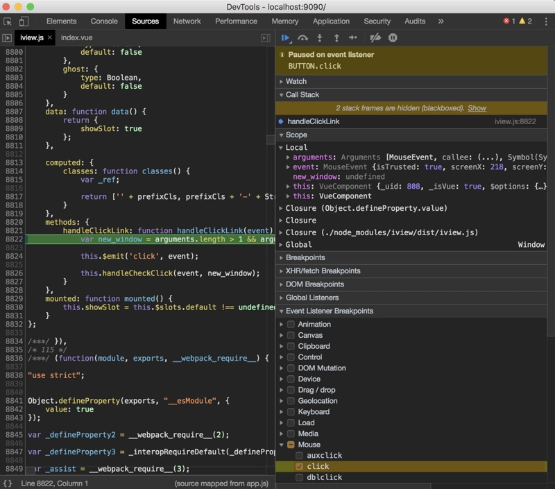 [811]如何使用Chrome DevTools花式打断点_pause on caught exceptions-CSDN博客