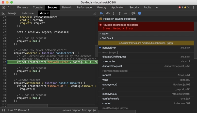 [811]如何使用Chrome DevTools花式打断点_pause on caught exceptions-CSDN博客