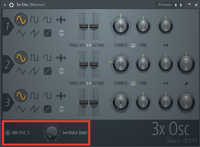 FL Studio plug-in tutorial-3x Osc (on) - Programmer Sought