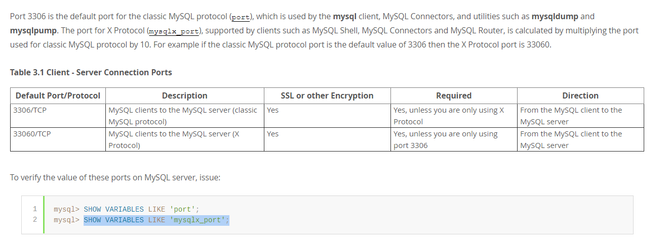【MySQL】关于MySQLx协议和端口-CSDN博客