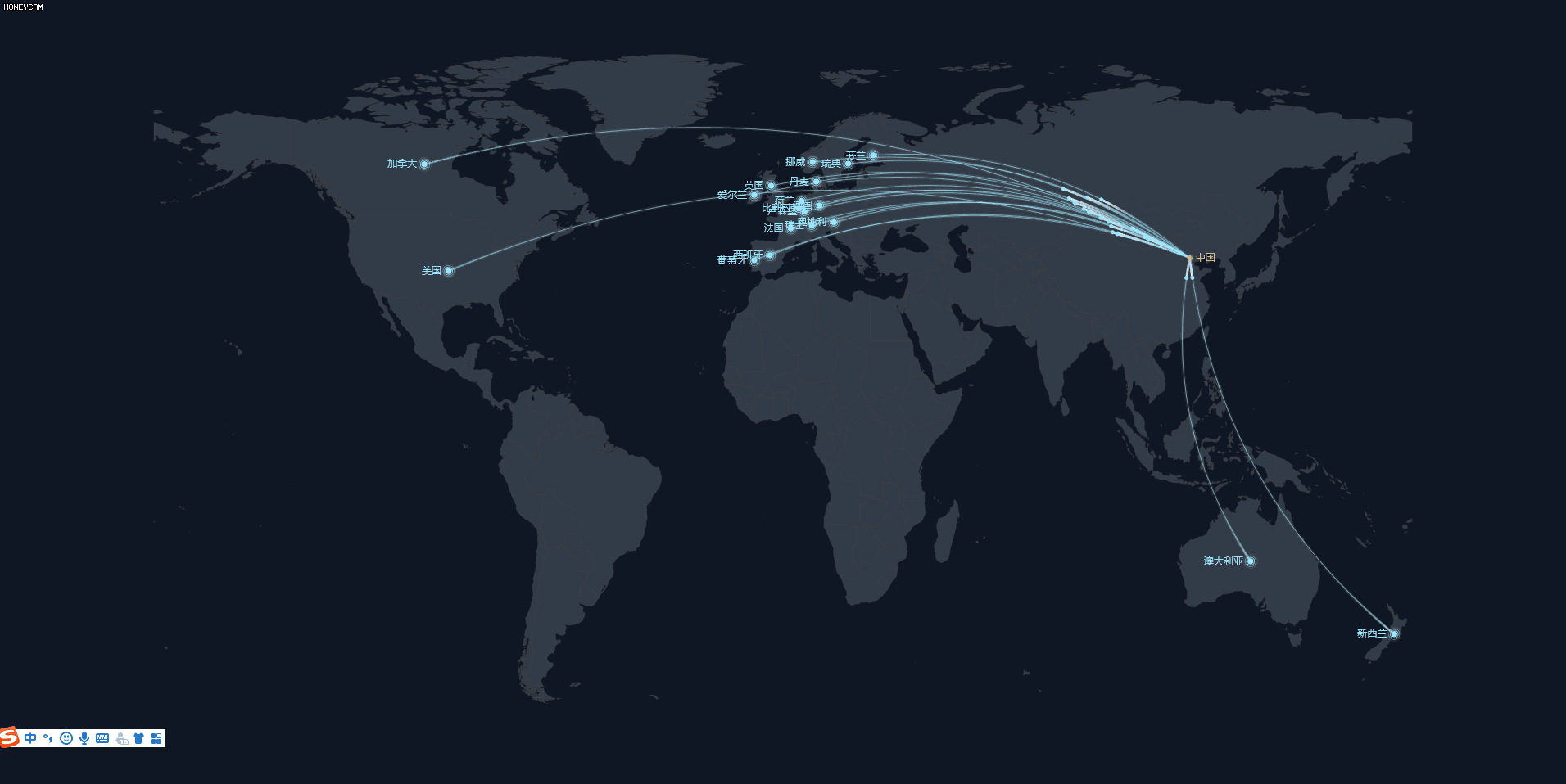 echarts 实现世界地图地域流向炫酷效果_vue echarts世界地图飞线效果-CSDN博客