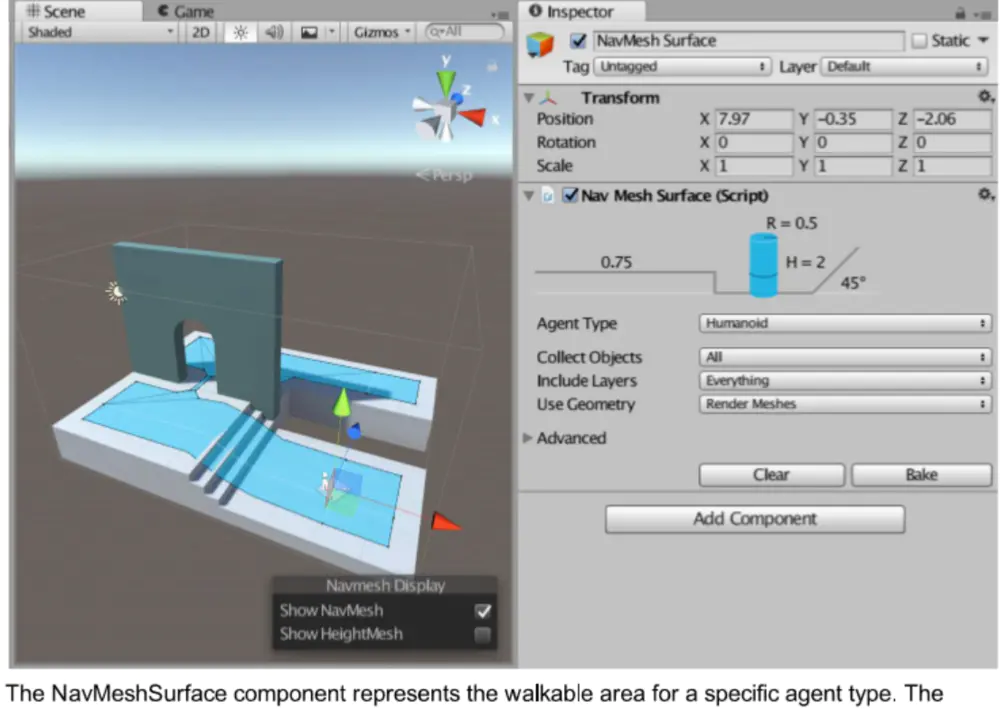 Unity5.6新功能动态烘焙 NavMesh之组件介绍_unity navmeshmodifier-CSDN博客