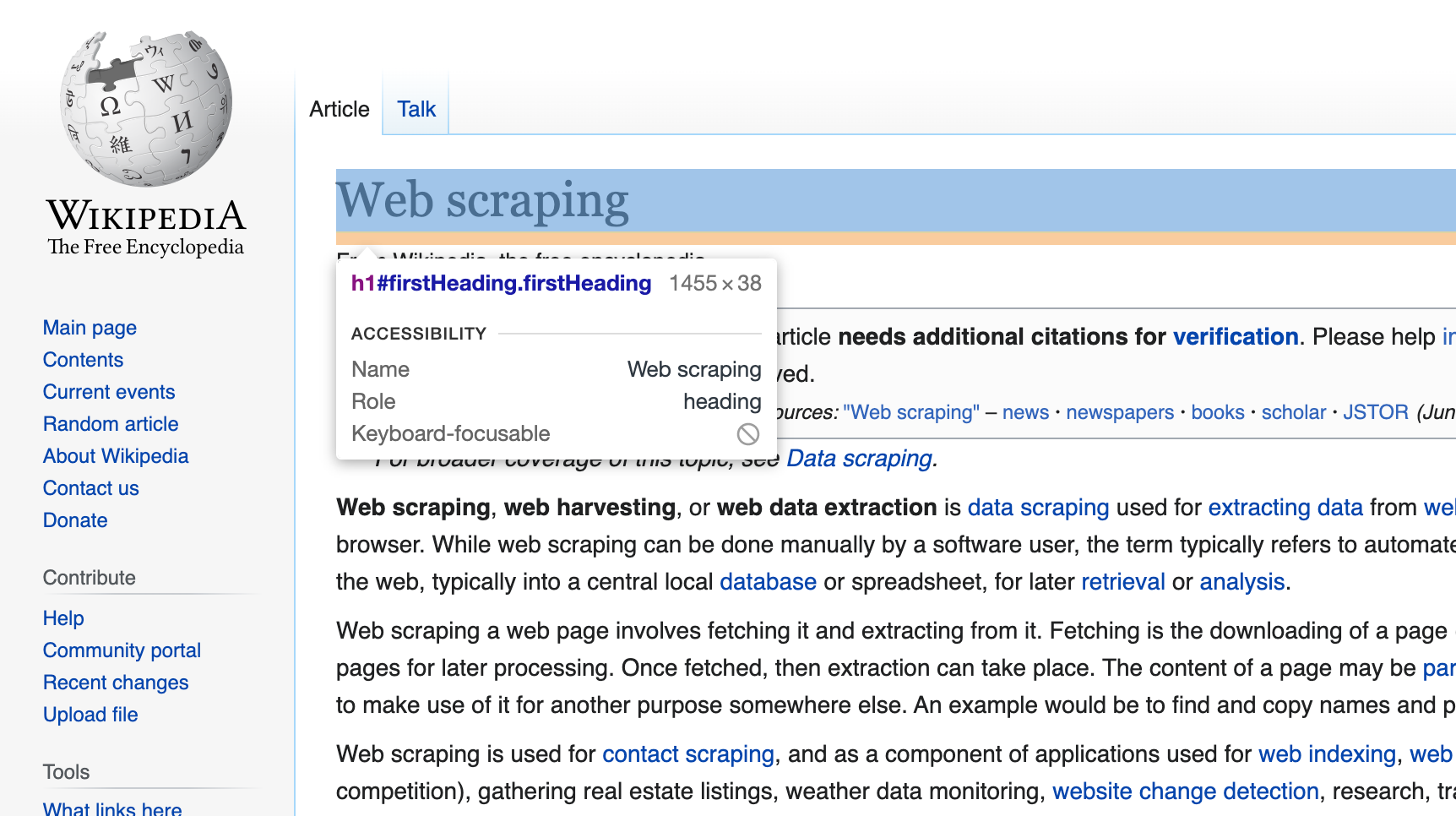 如何使用Python抓取Wikipedia文章_wikiscraper-CSDN博客