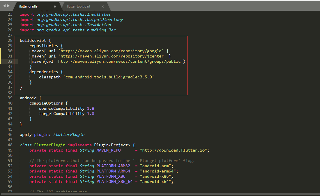 Flutter报错：Could not resolve com.android.tools.build:gradle:3.5.0-CSDN博客