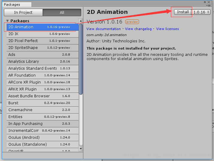 Unity 骨骼动画 2D Animation 入门（1）_com.unity.2d.animation示例-CSDN博客