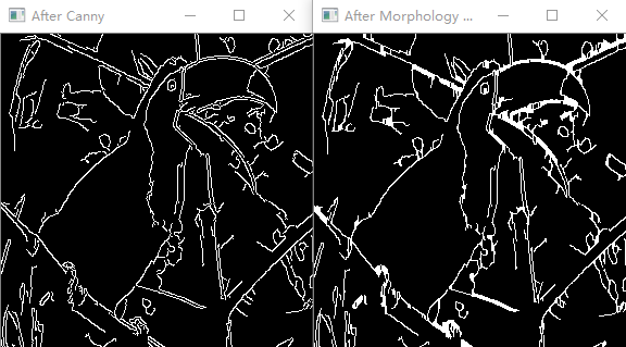 Canny提取图像边缘后使用闭运算连接断线_图像边界连接-CSDN博客