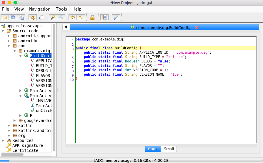 Install Jadx Decompilation Tool On Mac Programmer Sought 