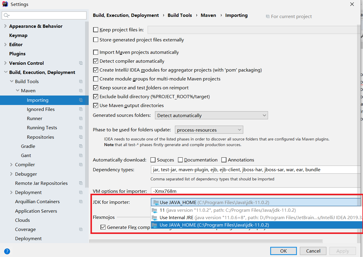 IDEA中JavaFX的导入问题。Could not find artifact org.openjfx:javafx.base_could not find: javafx ...