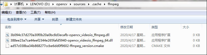 学习OpenCV3：Cmake编译OpenCV时无法下载ffmpeg、xfeatures2d等文件_ffmpeg: download failed: 6;"couldn't resolve ...