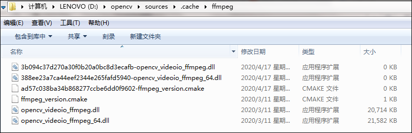 学习OpenCV3：Cmake编译OpenCV时无法下载ffmpeg、xfeatures2d等文件_ffmpeg: download failed: 6;"couldn't resolve ...