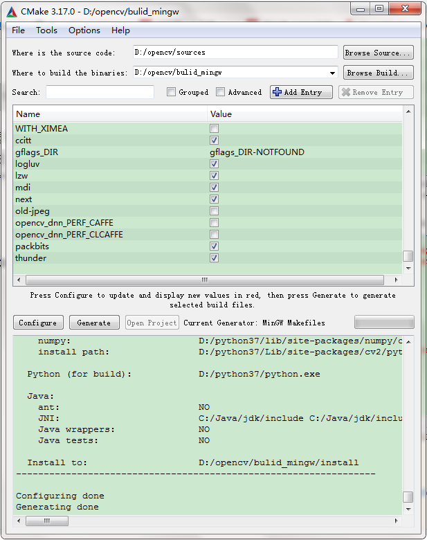 学习opencv3：cmake Mingw编译opencv Mingw 编译opencv Gcc Error Long No Such File Or D Csdn博客