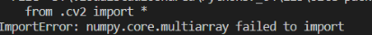 解决 VS code中 No module named ... 及 numpy.core.multiarray failed to import 的问题_vs 中 no module ...