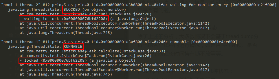 jstack分析线程等待、死锁问题_jstack waiting parking 解读-CSDN博客