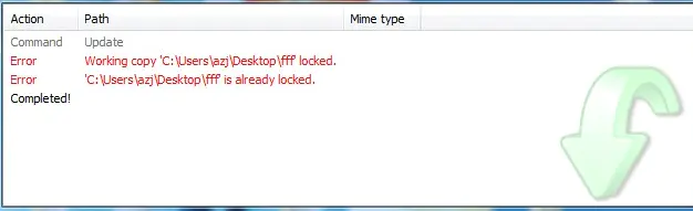 SVN Update时提示 Please execute the 'Cleanup' command_tortoise update failed please execute the ...