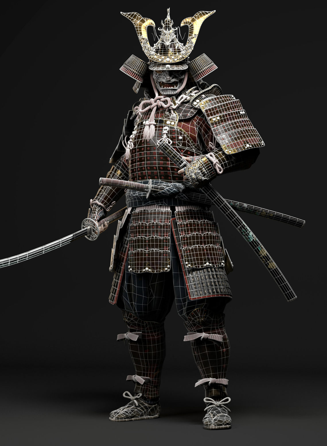 3d模型欣赏：《日本武士》次时代 超写实 Minhyuk Kim3d游戏建模入门的博客 Csdn博客