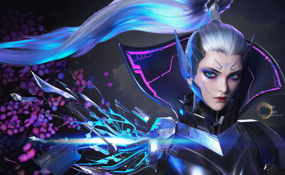 3D角色模型欣赏：3D设计师 Yihao REN 女性3d角色 作品欣赏-CSDN博客