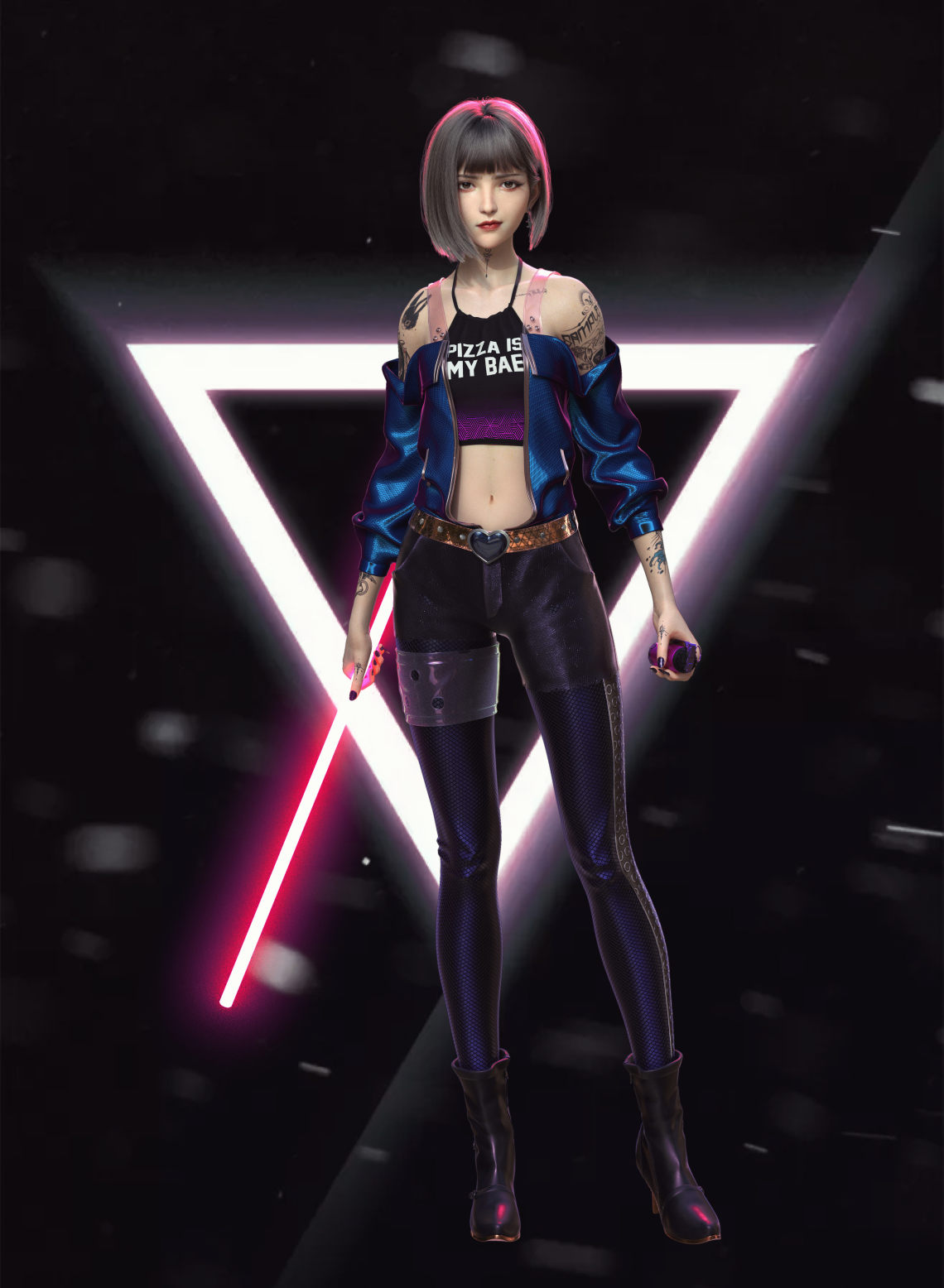 3D角色模型欣赏：3D设计师 Yihao REN 女性3d角色 作品欣赏_yihaoren_3D游戏建模入门的博客-CSDN博客