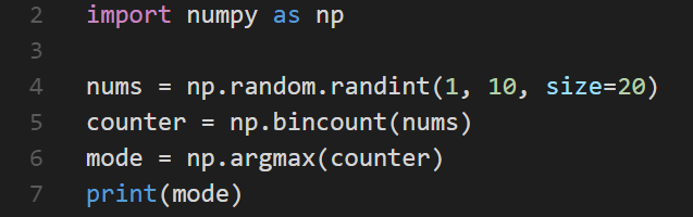 在numpy与pandas中，快速找出mode众数numpy Mode Csdn博客 3563