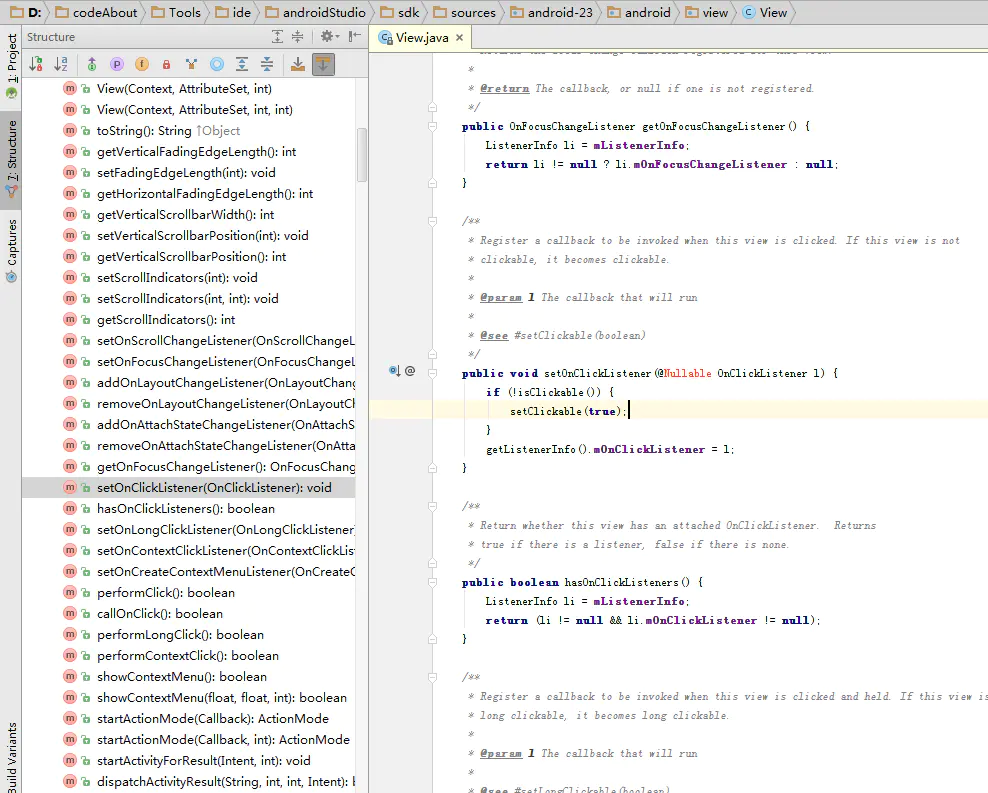 AndroidStudio Class Structure类结构显示器使用_android studio structure 结构-CSDN博客