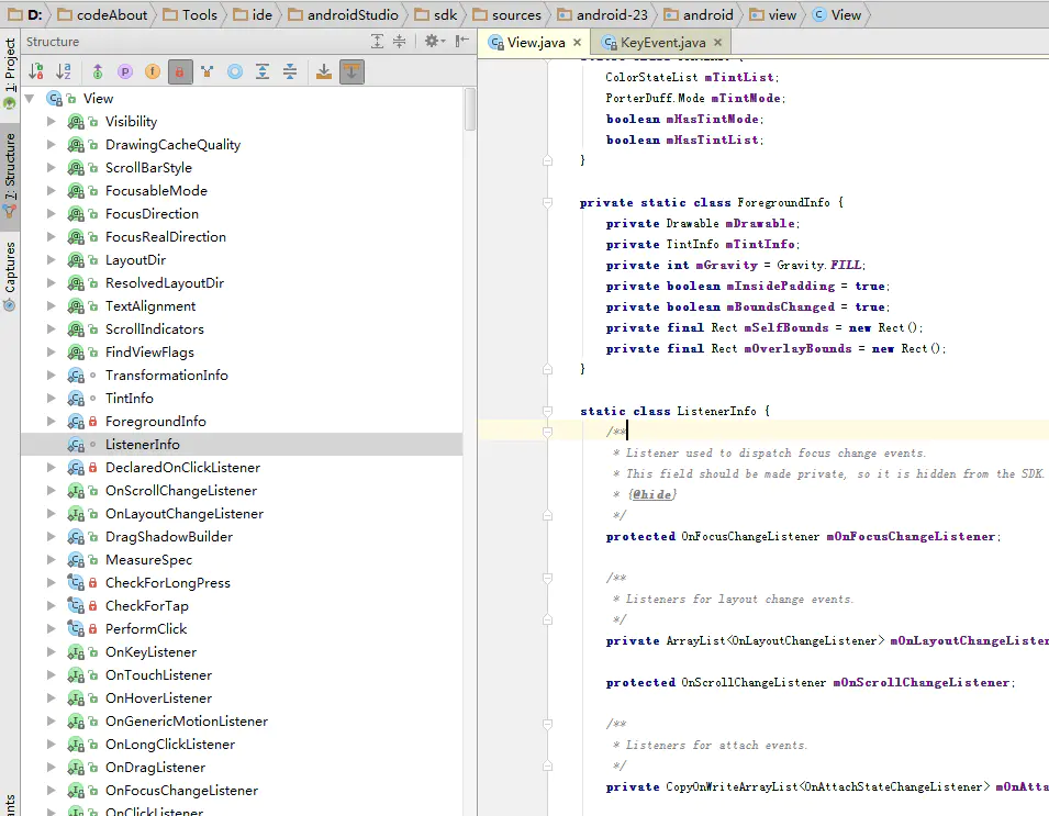 AndroidStudio Class Structure类结构显示器使用_android studio structure 结构-CSDN博客