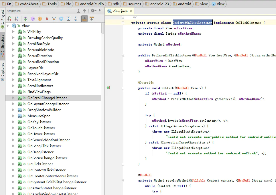 AndroidStudio Class Structure类结构显示器使用_android studio structure 结构-CSDN博客