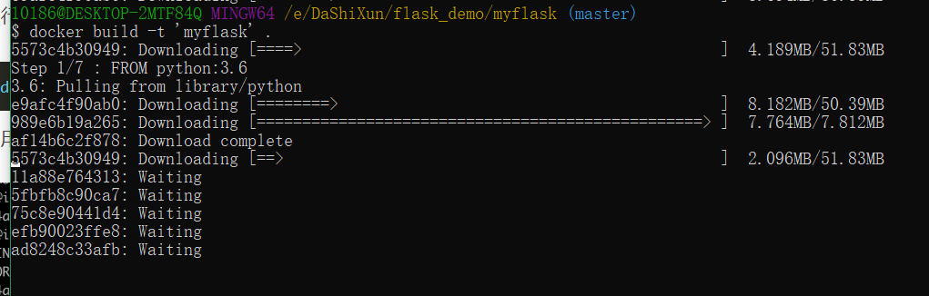 在Win10系统下利用Docker部署Gunicorn+Flask打造独立镜像_windows gunicorn-CSDN博客