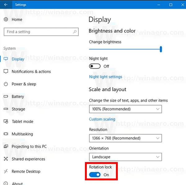How to Disable Screen Rotation in Windows 10_action center,然后将“rotation ...