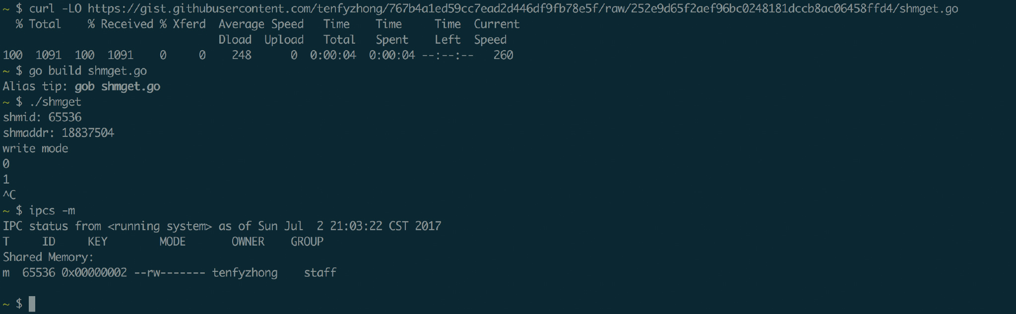 Golang直接操作共享内存_golang shmget-CSDN博客