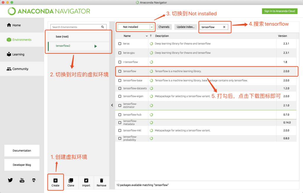 TensorFlow2.0 mac 安装指南_mac tensorflow清华镜像安装地址-CSDN博客