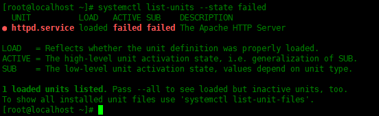 CentOS7中使用systemctl列出启动失败的服务_systemctl main process exited-CSDN博客