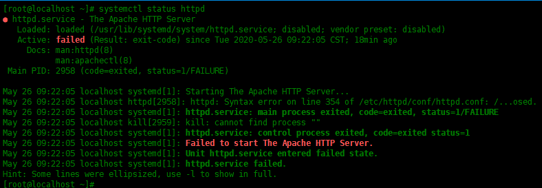 CentOS7中使用systemctl列出启动失败的服务_systemctl main process exited-CSDN博客
